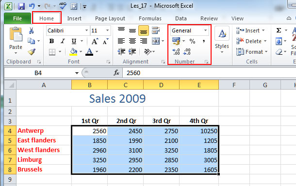 Lesson 19: Formatting cells (1) - Swotster Lesson 19: Formatting cells (1) - Swotster