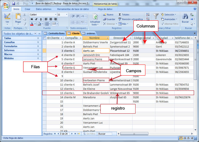 Lección 1: Introducción a Access - Swotster